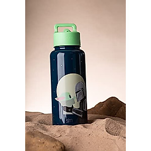 Simple Modern Star Wars Chewbacca Water Bottle with Straw Lid Vacuum Insulated Stainless Steel Metal Thermos | Gifts for Women Men Reusable Leak Proof Flask | Summit Collection | 32oz Chewbacca