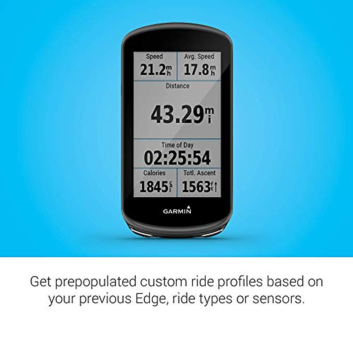 Garmin Edge 1030 Plus, GPS Cycling/Bike Computer, On-Device Workout Suggestions, ClimbPro Pacing Guidance and More (010-02424-00) (Renewed)