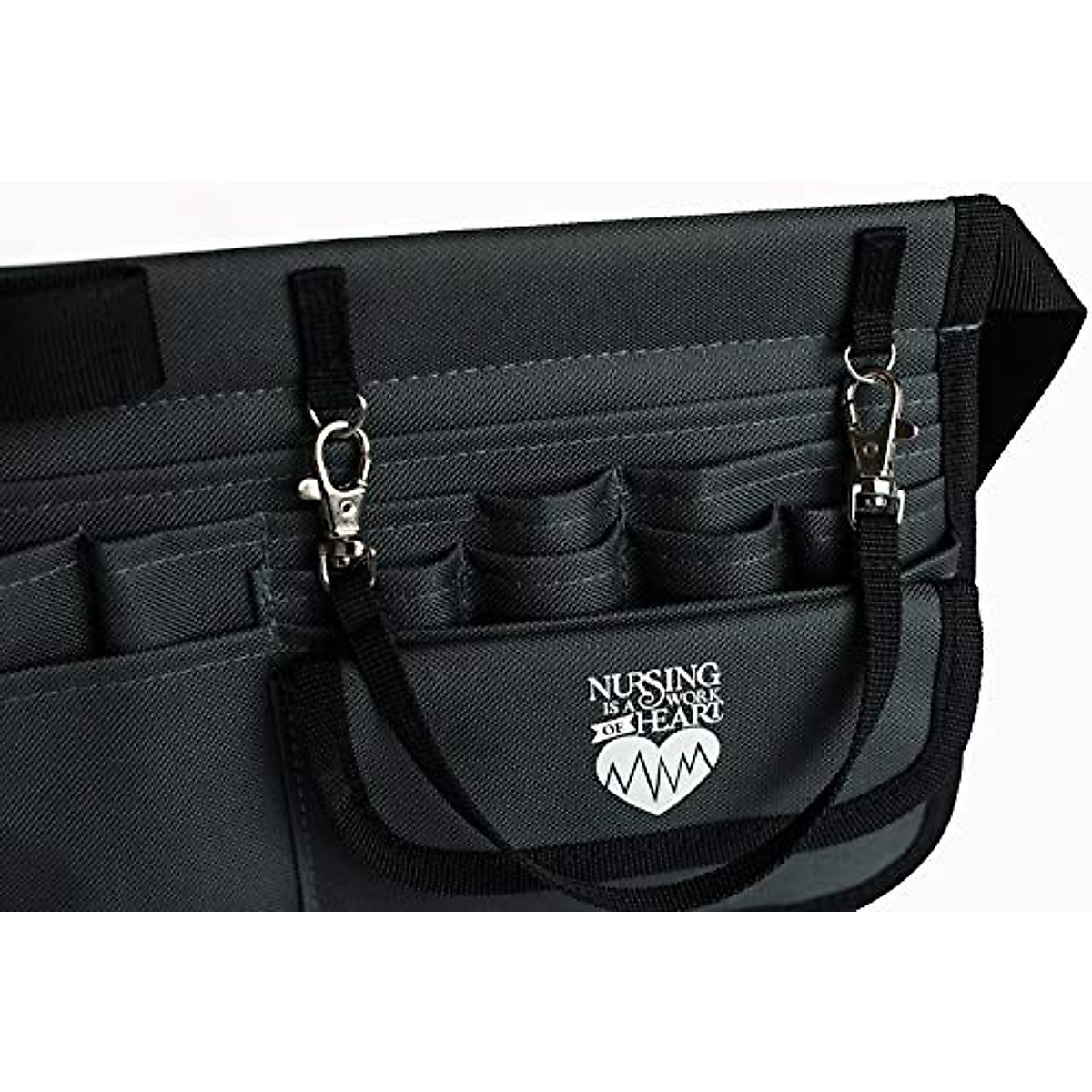 Nurse Fanny Pack with Stethoscope Holder – Medical Waist Bag Ideal for Nurses and Medical Care Workers – Premium Medical Fanny Pack for Nurses - Nurse Gift for Women-Dark Grey