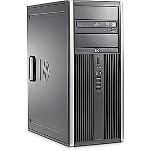 HP Compaq Elite 8300 TW MiniTower High Performance Business Desktop PC, Intel Quad Core i7-3770 3.4GHz, 8GB RAM, 128GB SSD + 500GB HDD, DVD, VGA, USB 3.0, WiFi, Windows 10 Pro (Renewed)