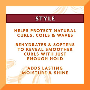 Cantu Coconut Oil Shine & Hold Mist with Shea Butter for Natural Hair, 8 fl oz