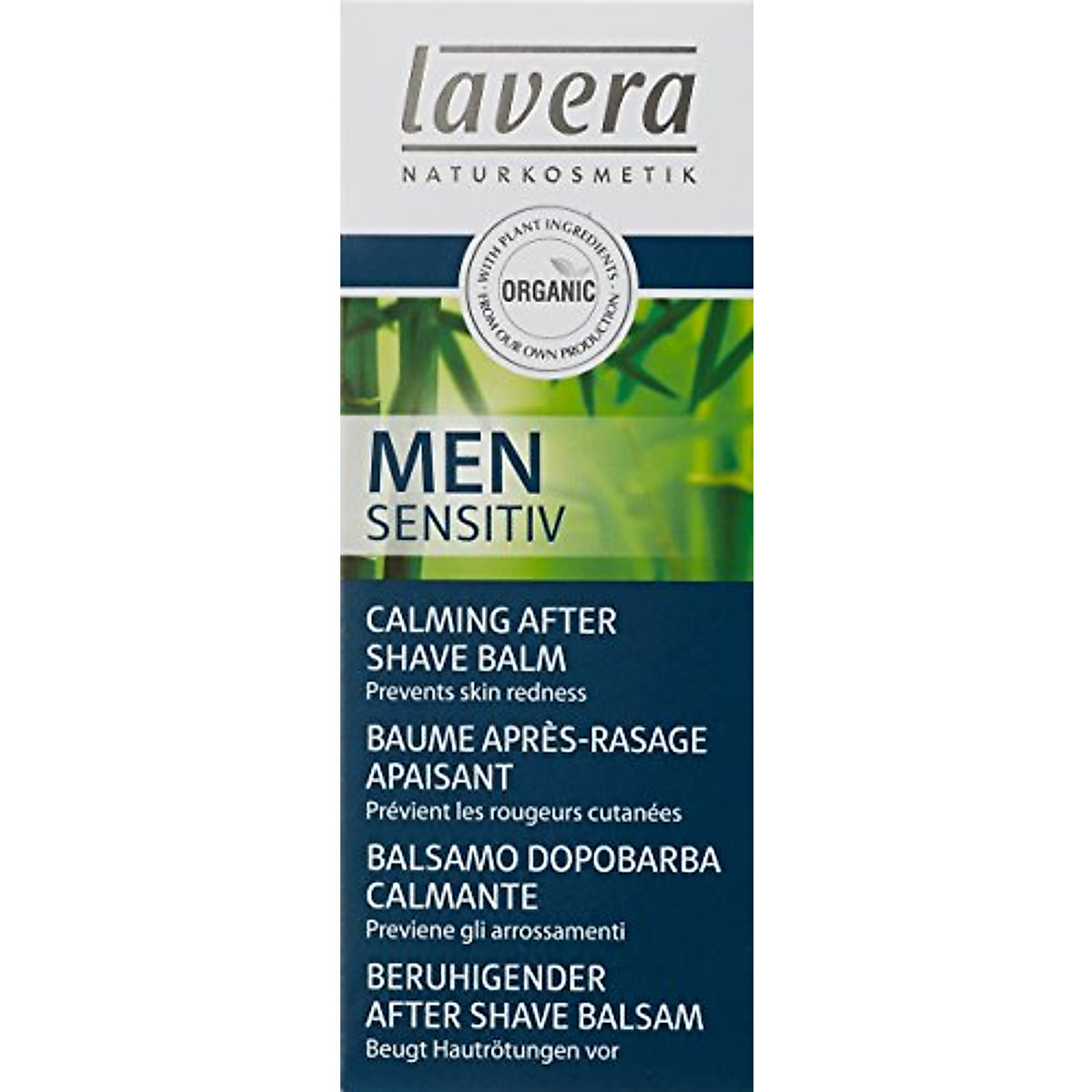 Lavera Natural After Shave Balm For Men, Anti-Irritant, Hydrating, Soothing and Cooling benefits (50ml/1.6 oz)