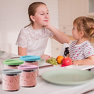 Creami Pints, Ice Cream Pint Containers, ABS Ice Cream Containers, Ice Cream Freezer Storage Tubs for Homemade Ice Cream, Ninja Ice Cream Maker Dessert Tubs, Ice Cream Makers, Ninja Pints