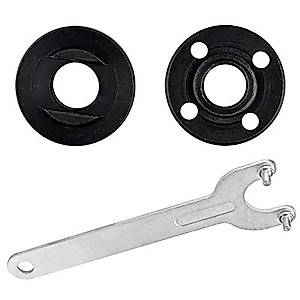 Topbuti 5" 5/8-11 Grinder Flange Angle Wrench Spanner Metal Lock Nut for Compatible with Dewalt Milwaukee Makita 193465-4 Bosch Black & Decker Ryobi