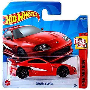 Hot Wheels 2022 - Toyota Supra - Red - Then and Now - 5/10