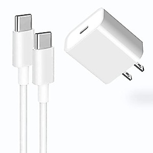 iPad Pro Charger Cable Cord [Apple MFi Certified],20W Android Charger, Type C Fast Charging Charger for iPad Pro 12.9 5/4/3 (2021/2020/2018), iPad Pro 11, iPad Air 5/4, iPad Mini 6, Pixel, Samsung, LG