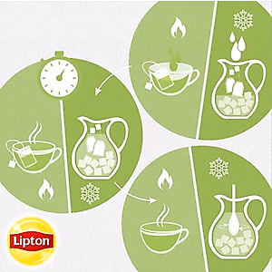 Lipton Green Tea Bags, Purple Acai, Blueberry, 20 Count (Pack of 6)