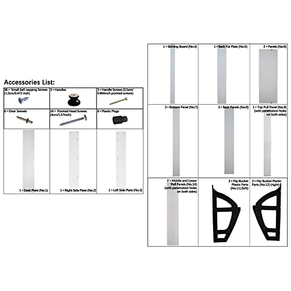 DYRABREST 3 Tier Shoe Cabinet with 3 Flip Drawers, Modern Shoe Cabinet, Freestanding Shoe Rack Storage Cabinet for Entrance, Hallway, Foyer