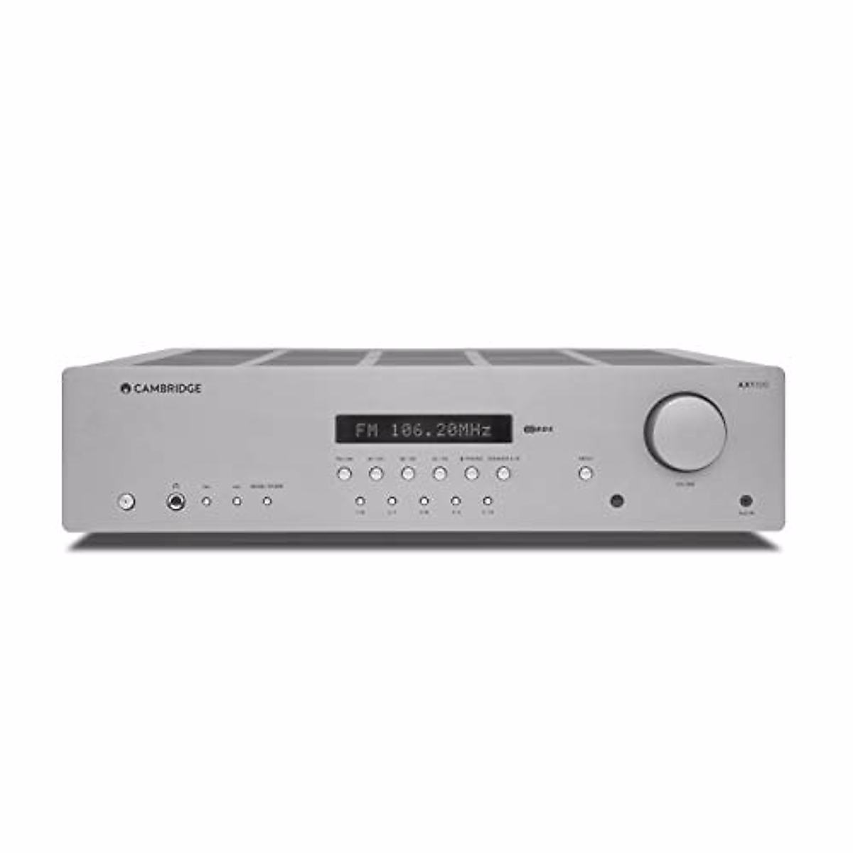 Cambridge Audio AXR100 100-Watt Stereo Receiver with Bluetooth | Built-in Phono Stage, 3.5mm Input, AM/FM with RDS