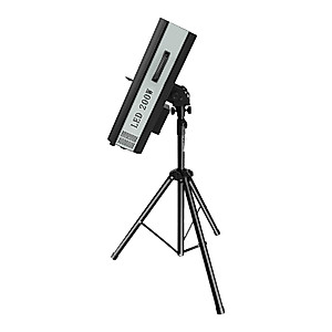 LED Follow Spotlight with Stand, 200W Stage Follow Spot Light Manual Control DJ Led Lighting Follow Spot Spot Beam Lights for Disco Party Clubs Stage Effect