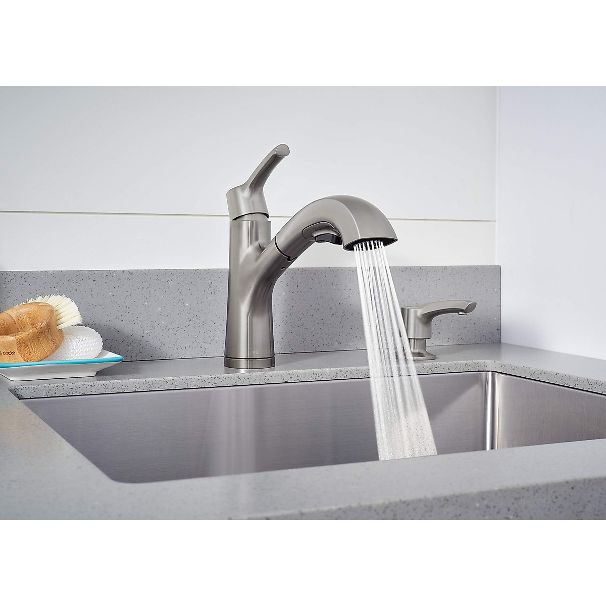 Peerless P6935LF-SS Parkwood Single Handle Pullout Kitchen Faucet Pull-Out, Stainless