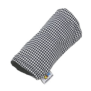 Sunfish Tartan Golf Headcover Set Black and White Plaid Houndstooth - Driver, Fairway, Hybrid