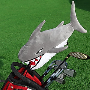 Craftsman Golf Shark Golf Club Driver Head Cover Headcover Plush Funny Golf Club Head Protector