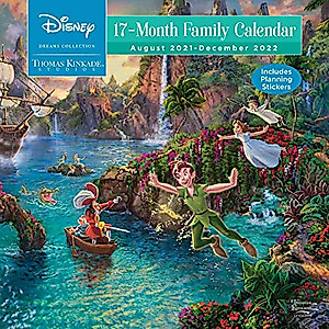 Disney Dreams Collection by Thomas Kinkade Studios: 17-Month 2021–2022 Family Wall Calendar