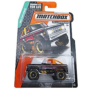 Matchbox MBX Explorers Ford Bronco 4X4 - 1972 Black #113/120