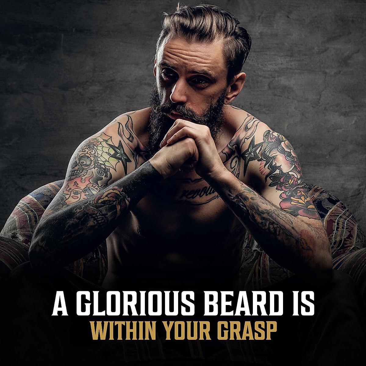 Viking Revolution Cedar and Pine Beard Oil for Men - Natural Argan and Jojoba Beard Softener, Conditioner for Strengthening and Moisturizing (1 Pack)