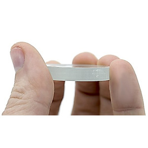 Double Concave Lens, 100mm Focal Length, 1.5" (38mm) Diameter - Spherical, Optically Worked Glass Lens - Ground Edges, Polished - Great for Physics Classrooms - Eisco Labs