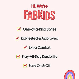 FabKids Girls Deer Cute Ankle Boots Fuzzy Non-Slip Chelsea Short Boots for Little Kid Pink Size 11