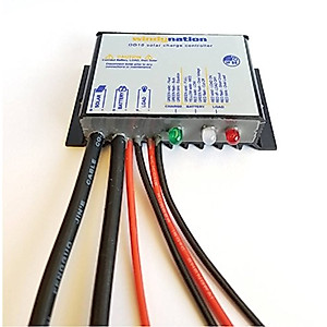 WindyNation Waterproof 10A 12V Solar Charge Controller w/LED Charging and Load Indicators