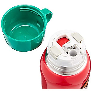 Tiger water bottle 600 ml with direct drinking cup 2 WAY stainless steel bottle with pouch Sahara Colobocle lion MBR - B 06 G - RL Tiger