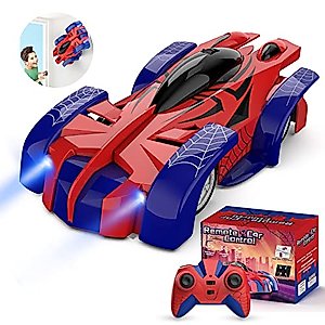 EpochAir Wall Climbing Remote Control Car, Dual Mode 360° Rotating RC Stunt Cars with Headlight,Rechargeable Toys for Boys Gift for Boys 4 5 6 7 8-12 Year Old