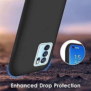 Styletify Custom Phone Case for Oppo Reno 6 Pro 5G,Multi-Picture Collages Personalized Photo Text Case Anti-Scratch Drop Proof Protective Cover Black Soft Candy Case Customized Gift Birthday Xmas J