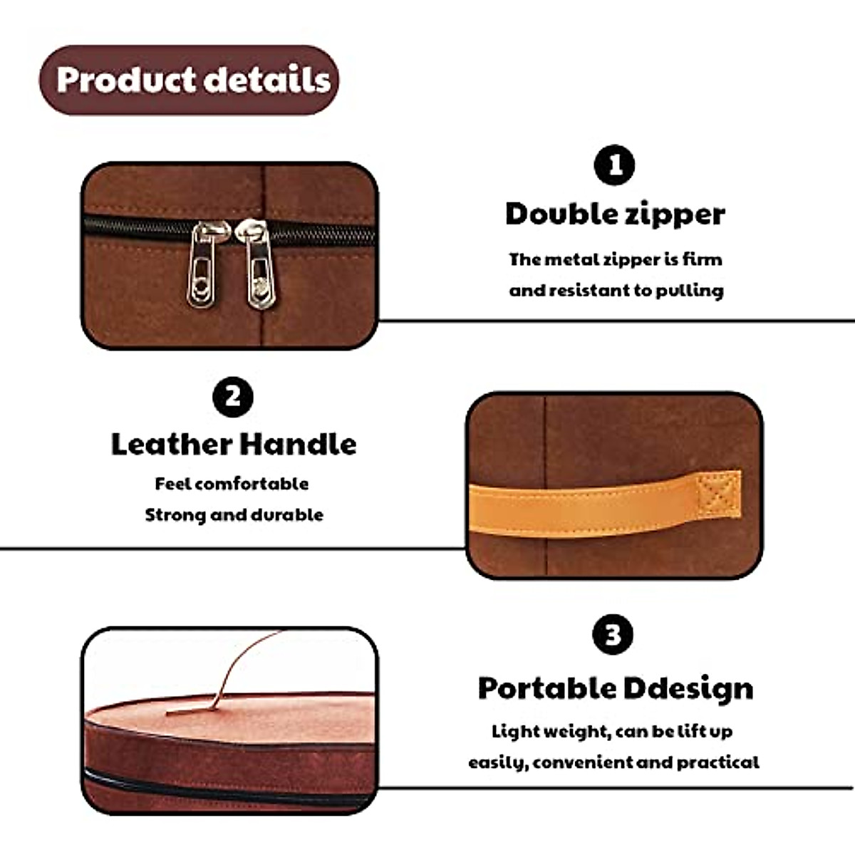 Munskine Hat Boxes for Women Storage & Men Hat Boxes With Lids - Large Capacity Hat Box Storage Round Box for Travel With Dust proof Lid Toy Storage