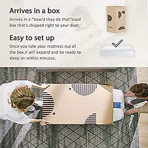 TMEOSK Full Size 10" Euro Hybrid Tight top Mattress, Gel Memory Foam Mattress for Cool Sleep & Balance Support