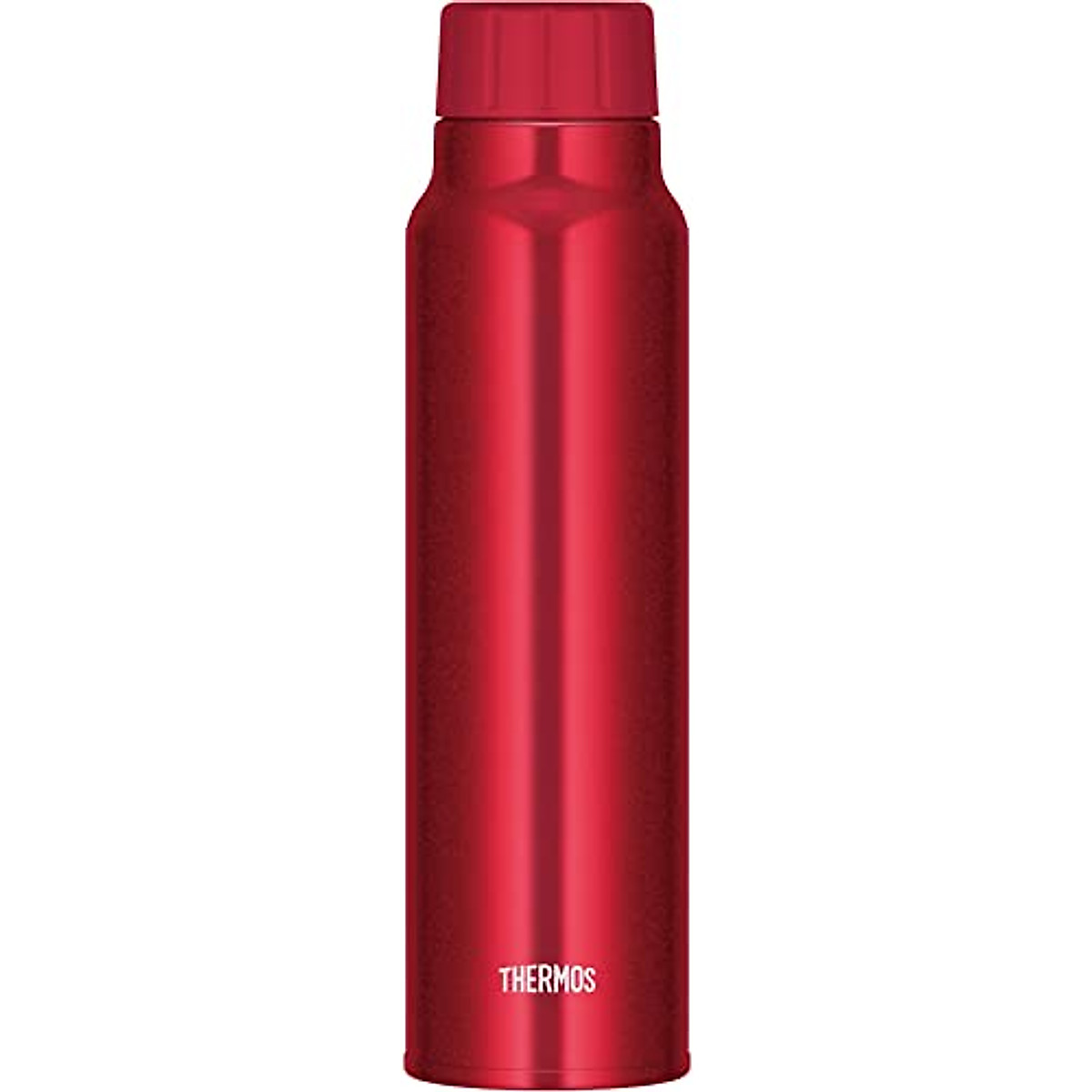 Thermos FJK-750 R Water Bottle, Insulated Carbonated Drink Bottle, 25.4 fl oz (750 ml), Red, For Cold Insulation Only