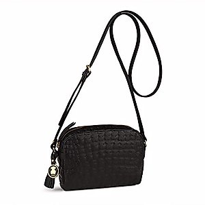 TOUS Calfskin Leather Sherton Crossbody Bag for Women, 14x19x5 cm, Sherton Collection