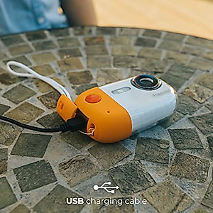 Polaroid Underwater Camera 18mp 4K UHD, Polaroid Waterproof Camera for Snorkeling and Diving with LCD Display, USB Rechargeable Digital Polaroid Camera for Videos and Photos