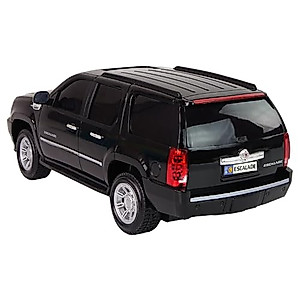 Liberty Imports R/C General Motors Escalade 1:24 Scale Toy Replica Vehicle - Officially Licensed Cadillac Remote Control SUV with 2.4G Full-Function Technology, Working Lights (Black)