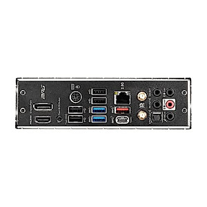 MSI MPG B550 Gaming Carbon WiFi Gaming Motherboard (AMD AM4, DDR4, PCIe 4.0, SATA 6Gb/s, Dual M.2, USB 3.2 Gen 2, HDMI/DP, Wi-Fi 6 AX, ATX, AMD Ryzen 5000 Series Processors)