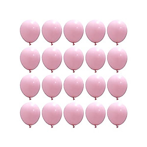 10 inch Pastel Pink Party Balloons, 100 pcs Macaron Pink Latex Balloons Light Pink Birthday Balloons (Pastel Pink)