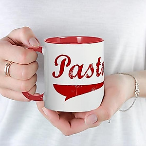 CafePress Pastor (Red Vintage) Mug Ceramic Coffee Mug, Tea Cup 11 oz