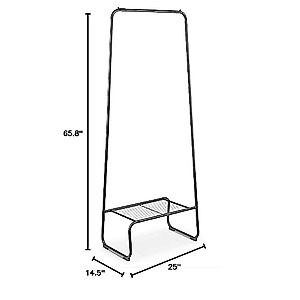 Whitmor Garment Rack with Shelf