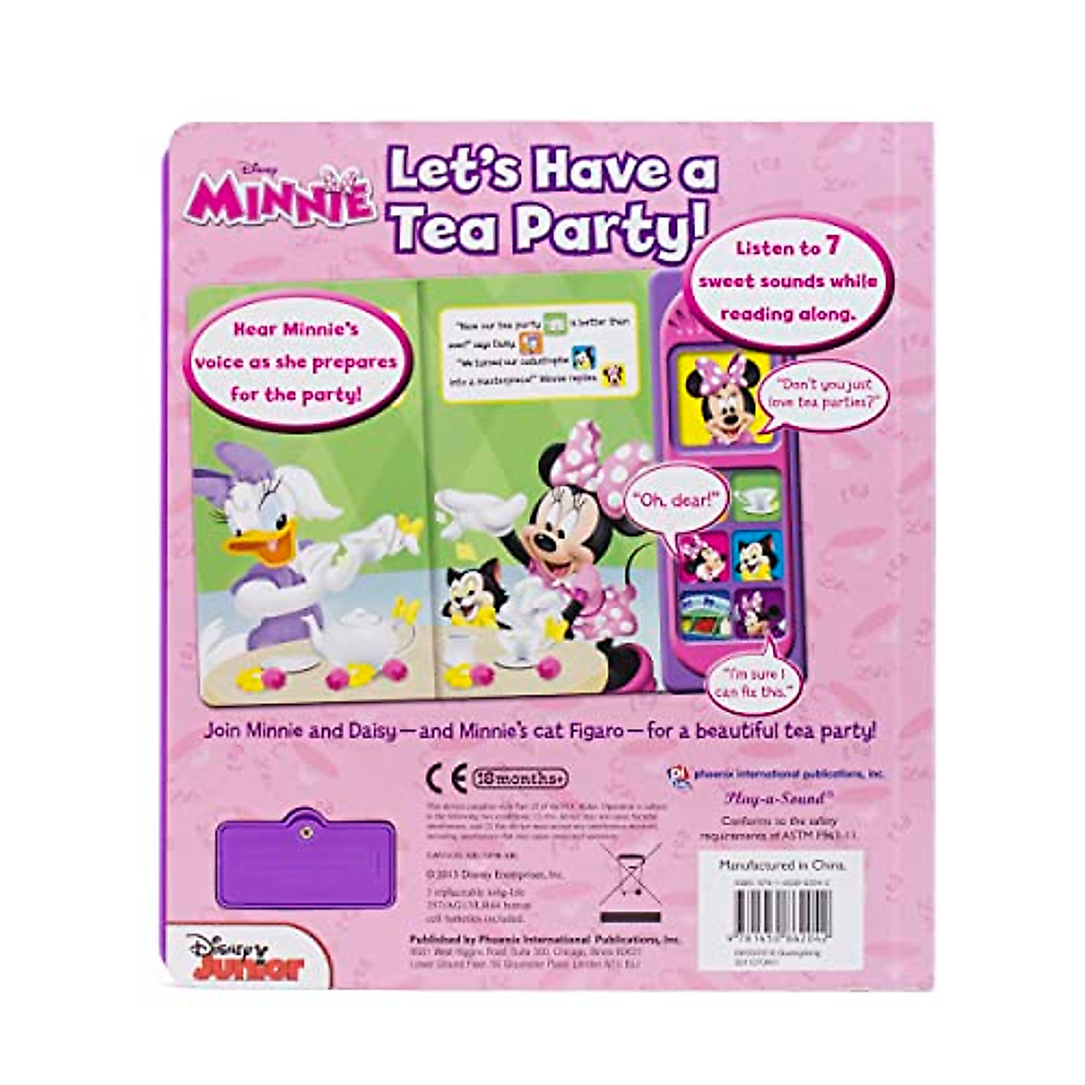 Disney Minnie Mouse - Let's Have a Tea Party! Little Sound Book - PI Kids (Play-A-Song)