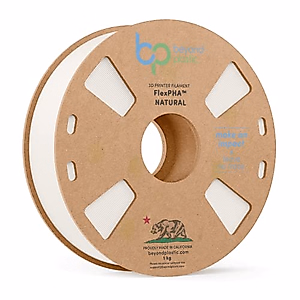 Beyond Plastic PHA 3D Printer Filament, FlexPHA™ Natural 1 kg