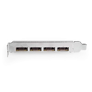 Coolgear® Internal to External eSATA 4 Port PCI Bracket