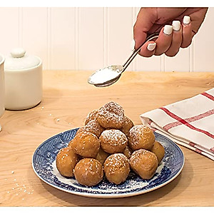 Mrs. Anderson’s Baking Powdered Sugar Spoon, 18/8 Stainless Steel with Fine Mesh, 5.25-Inches x 2-Inches