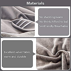 Super Soft Travel Blanket Throw Pillow 2 in 1-15.7 x 15.7 Inches Throw Pillow 59 x 47 Inches Airplane Blanket 2lb Warm Quilt for Rest