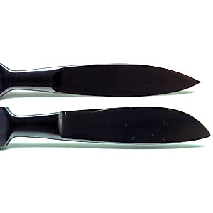 2 Pcs Scalpel Handle W/Blade 15cm & 16cm Working End 4cm Stainless Steel Premium Instruments