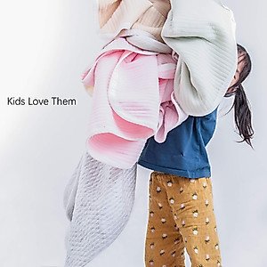 NTBAY Jersey Cotton Quilted Toddler Blanket, Breathable and Warm for Boys and Girls Baby Blanket, 30x40 Inches, Grey Wave