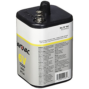 Rayovac 6V General Purpose Lantern Battery, 1.195 Pound