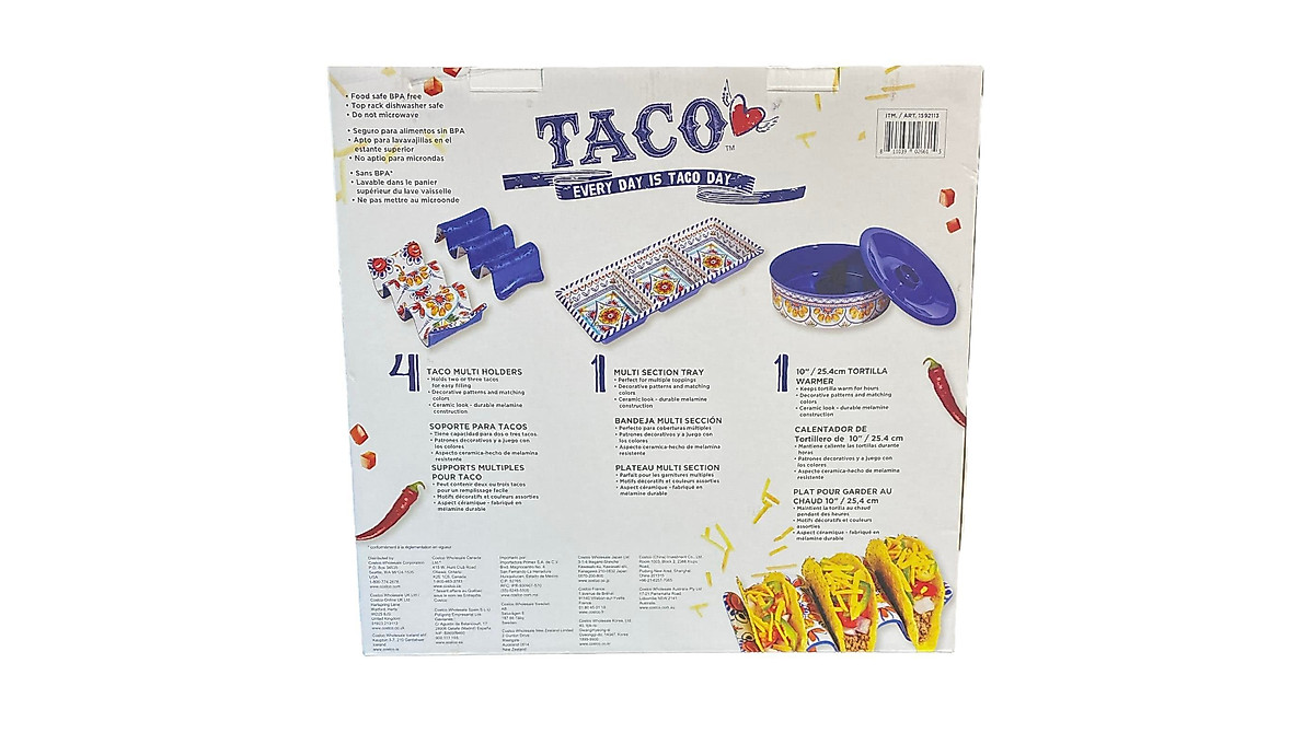 Prepara 6 Piece Taco Preparation Set for Effortless Taco Nights