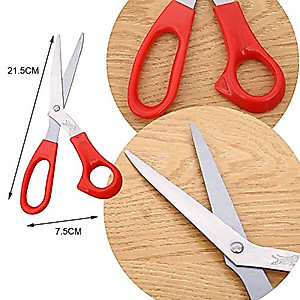 2pack 36 Grids Clear Plastic Organizer Box Storage Container Jewelry Box with Adjustable Dividers for Beads Art Crafts Jewelry Fishing Tackles with 8 Inch Multipurpose Scissors, Soft Ruler