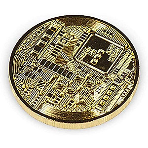 3Pcs Bitcoin Coin - Gold Silver and Bronze Physical Blockchain Cryptocurrency in Protective Collectable Gift。 | BTC Cryptocurrency | Chase Coin