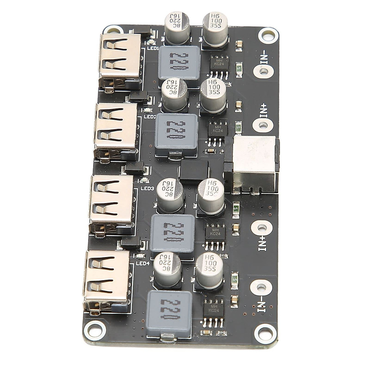 4 Way Charging Module 4 Way Fast Module 12V 24V to QC3.0 Power Module USB Phone Charging Converter Board Charging Power Converters