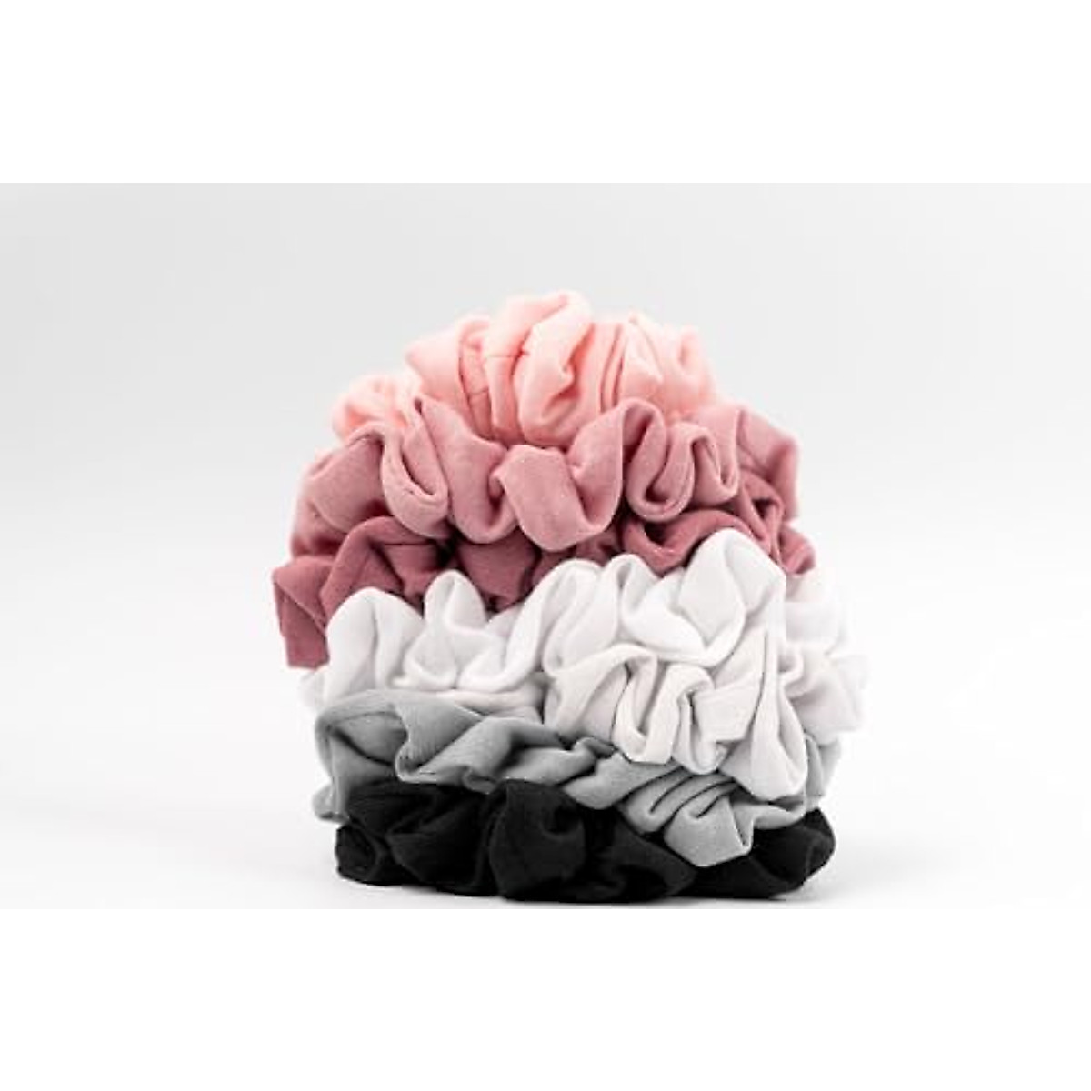 Claire's Hair Scrunchies for Teen Girls and Kids - No Damage Hair Tie for Fun and Fashion - Multi-Color - 7 pk