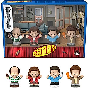 Little People Collector Seinfeld Tv Series Special Edition Set In Display Gift Box For Adults & Fans, 4 Figures